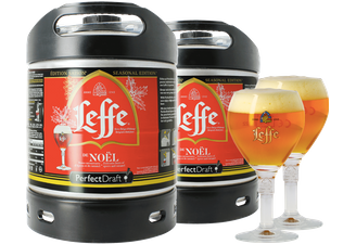 Leffe Winter + Gläser Perfect Draft fässer kaufen | HOPT