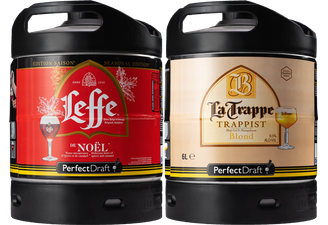 Pack 2 fûts 6L : Leffe de Noël - La Trappe Blond