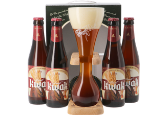 Kwak Confezione Regalo del birrificio Bosteels - 4 Birre Kwak e il bicchiere del cocchiere